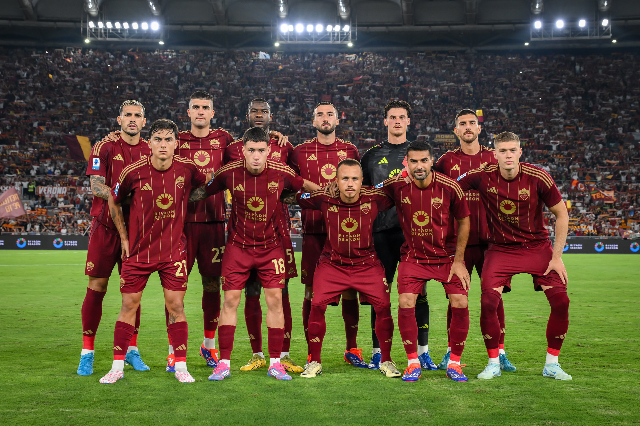 Roma Soccer Team Players